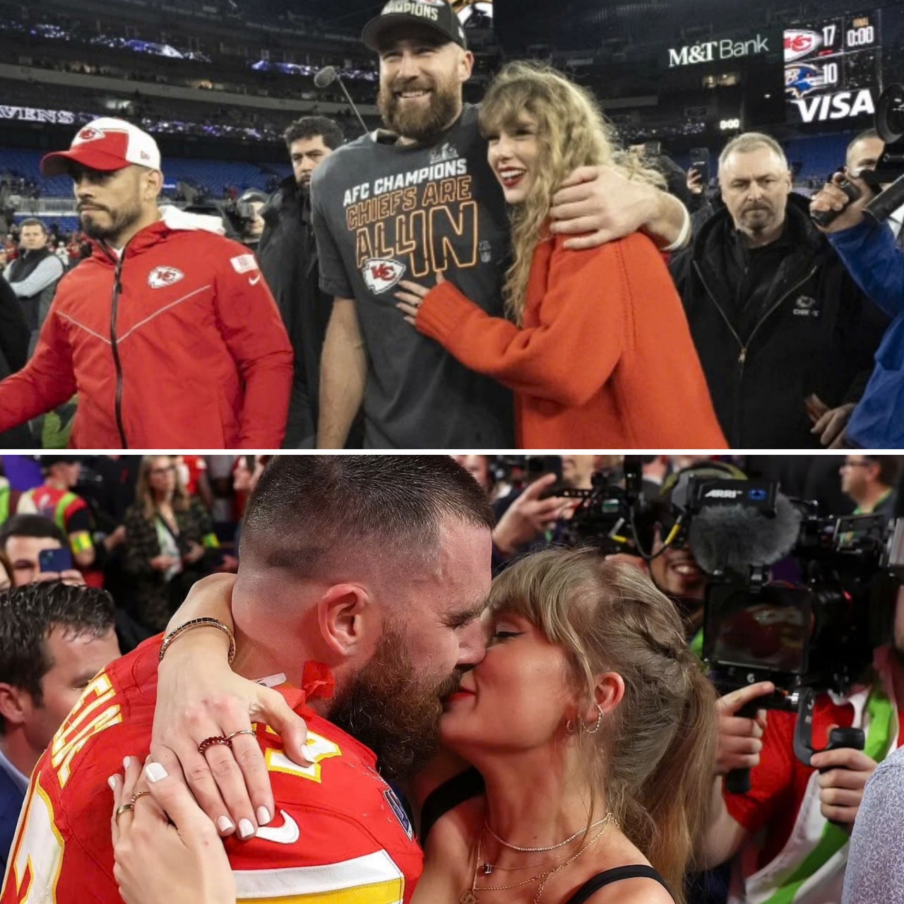 Fans claim Travis Kelce and Taylor Swift are MARRIED after spotting new detail in his Arrowhead ...