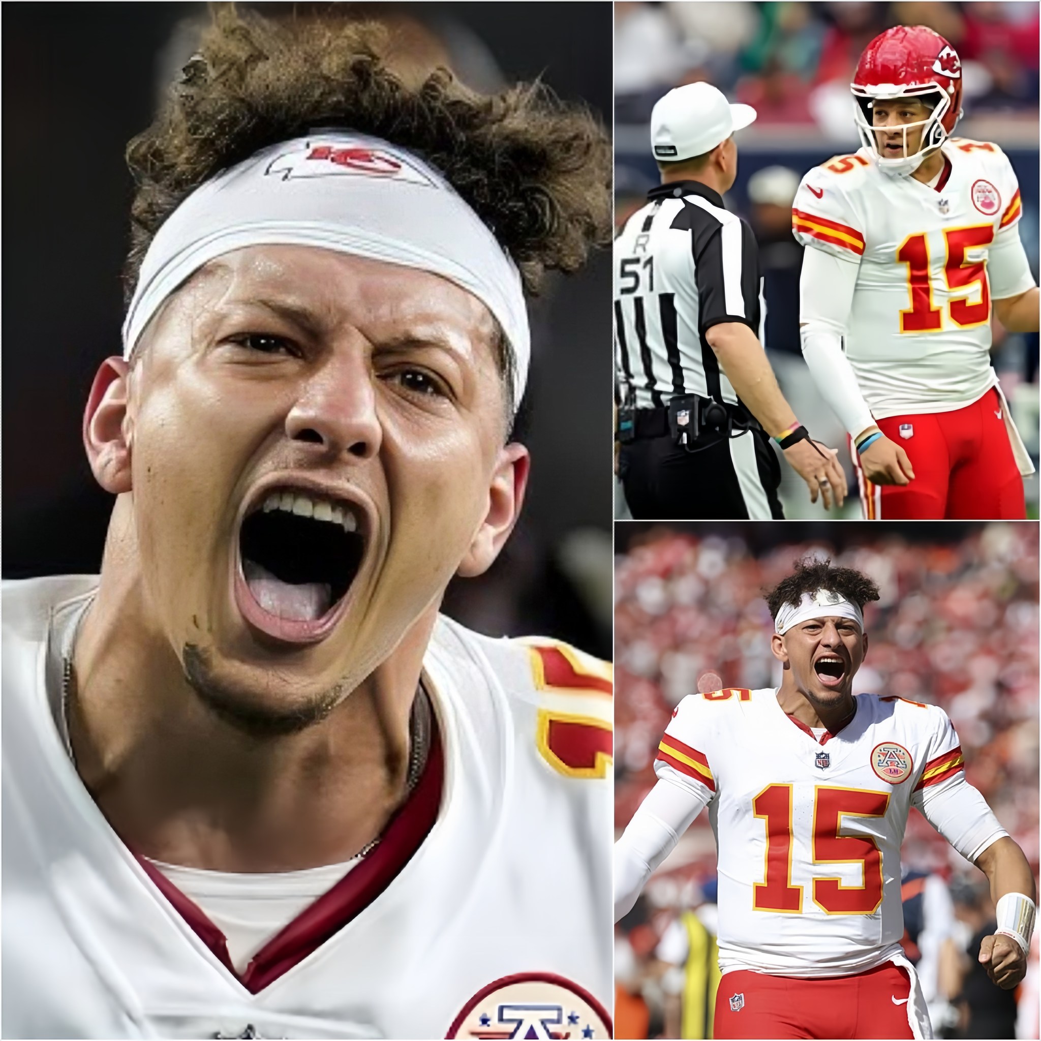 NFL NEWS: “CHEATING” Patrick Mahomes was caught asking the referee for help because someone was ...