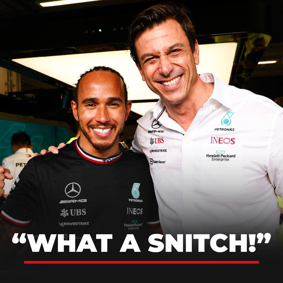 "What a snitch!": Fans react to Toto Wolff revealing who tipped him about Lewis Hamilton's ...