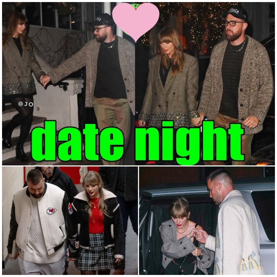 (Video) Travis kelce & GF Taylor Swift hold hands on a sweet date night in New York City