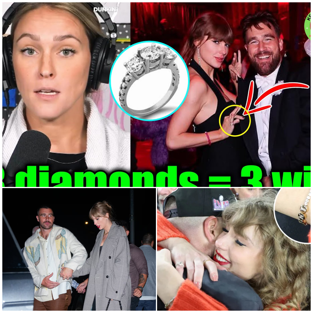 Kylie kelce's Shocked Reaction to Travis kelce & Taylor Swift's Engagement Ring Engraved With T&T