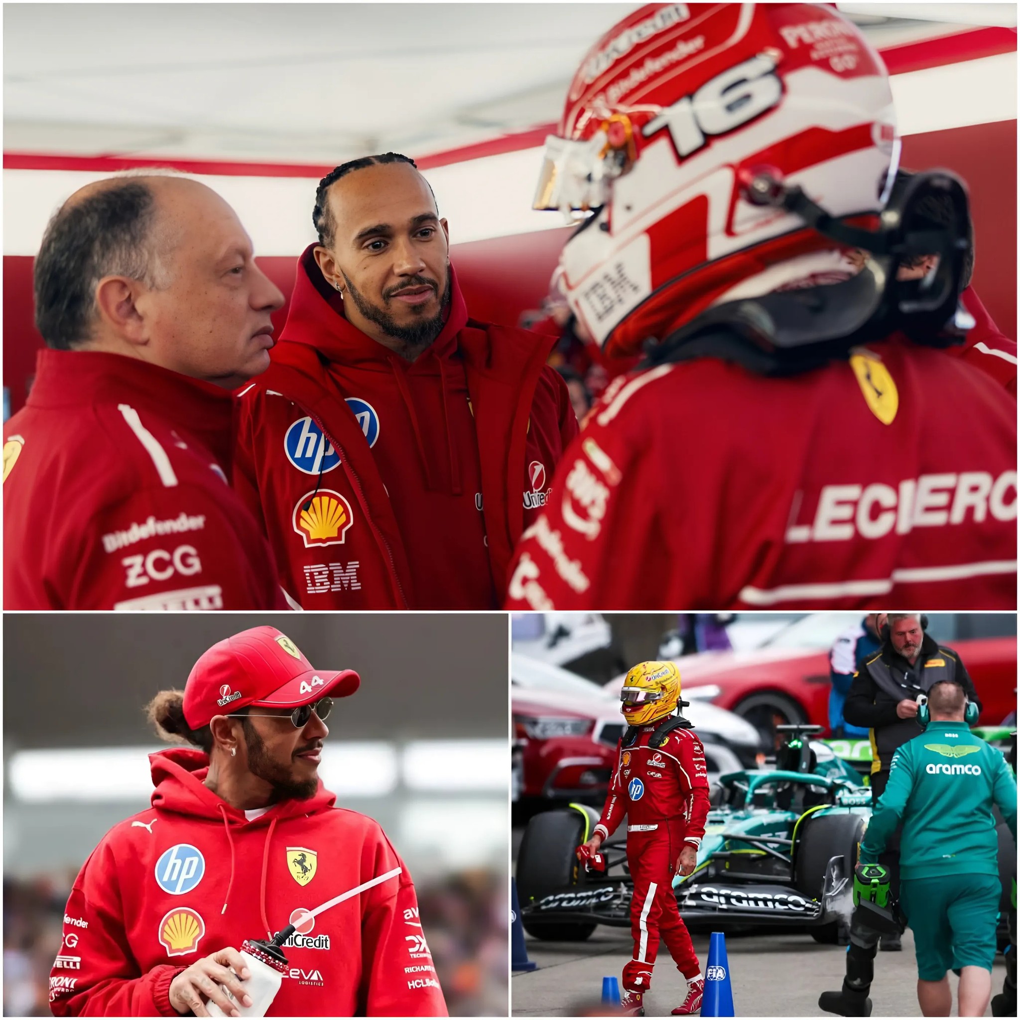 Lewis Hamilton Unveils Shocking Ferrari Part Revelation Amid Leclerc’s Struggling Performance.