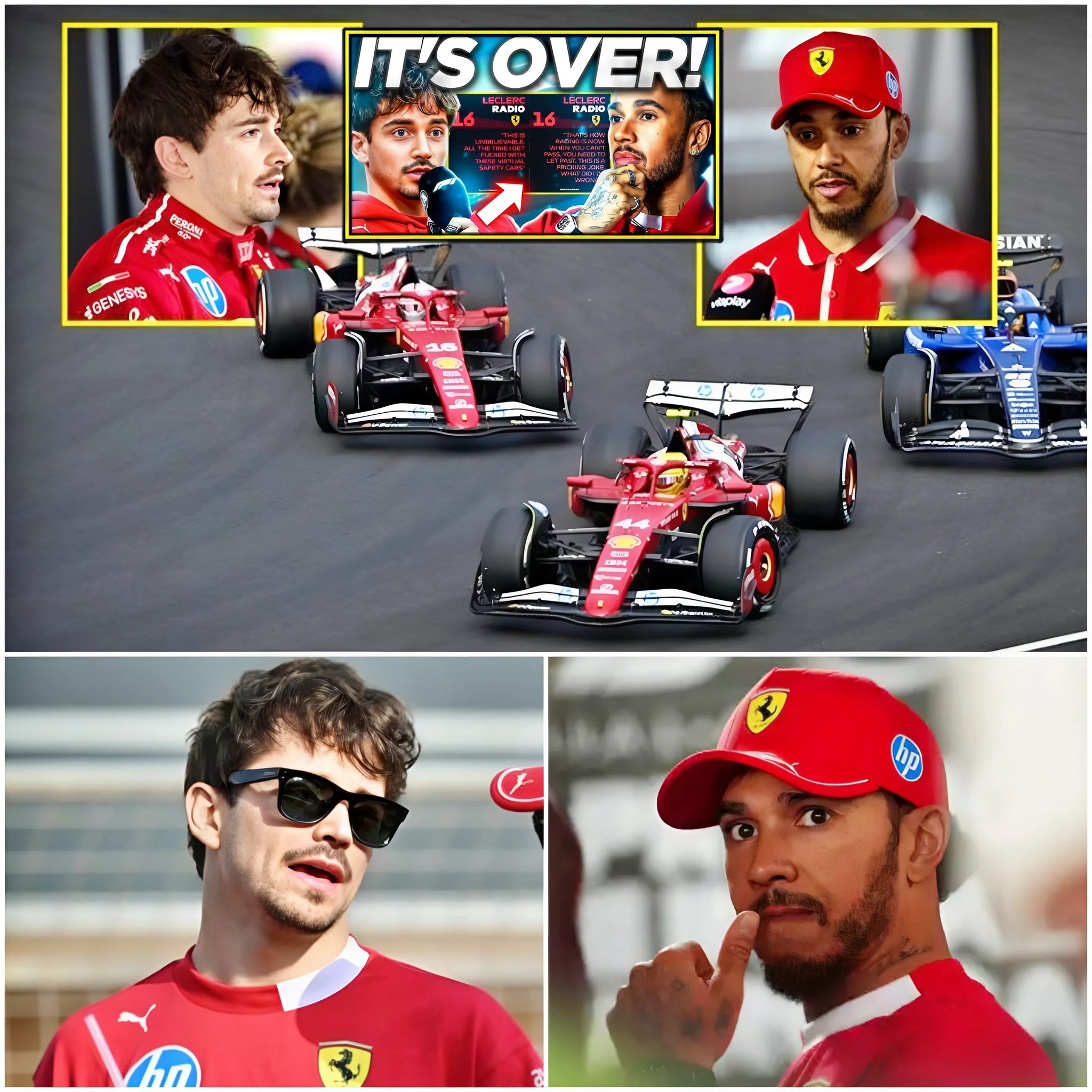F1 DRAMA💥Hamilton & Leclerc FURIOUS At Ferrari After SHOCKING RADIO CONVERSATION Just Got LEAKED ...