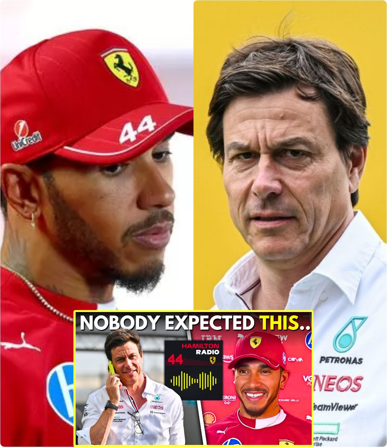 Toto Wolff Reveals Shocking Insights into Lewis Hamilton’s Difficulties with Ferrari — An ...