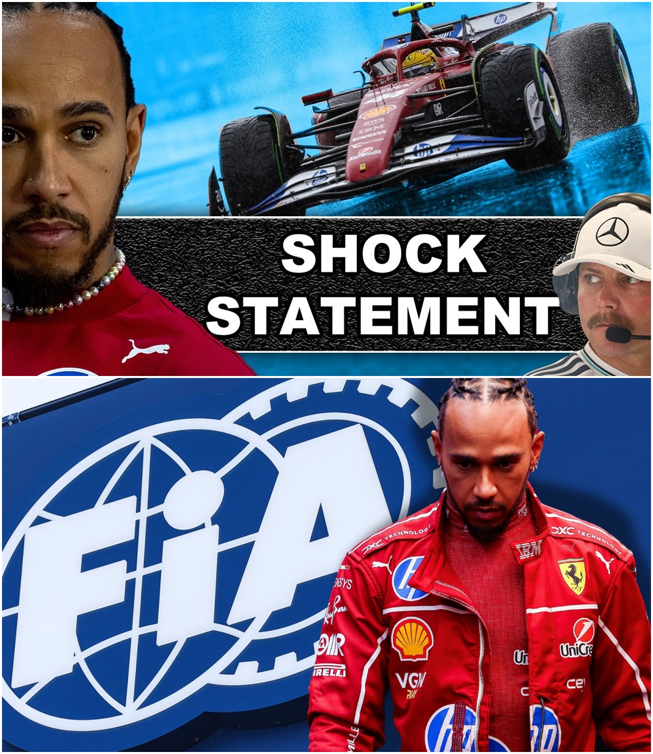 Hamilton’s Ferrari Nightmare: A Champion’s Crisis of Confidence Amidst Bottas’s Shock F1 Return!
