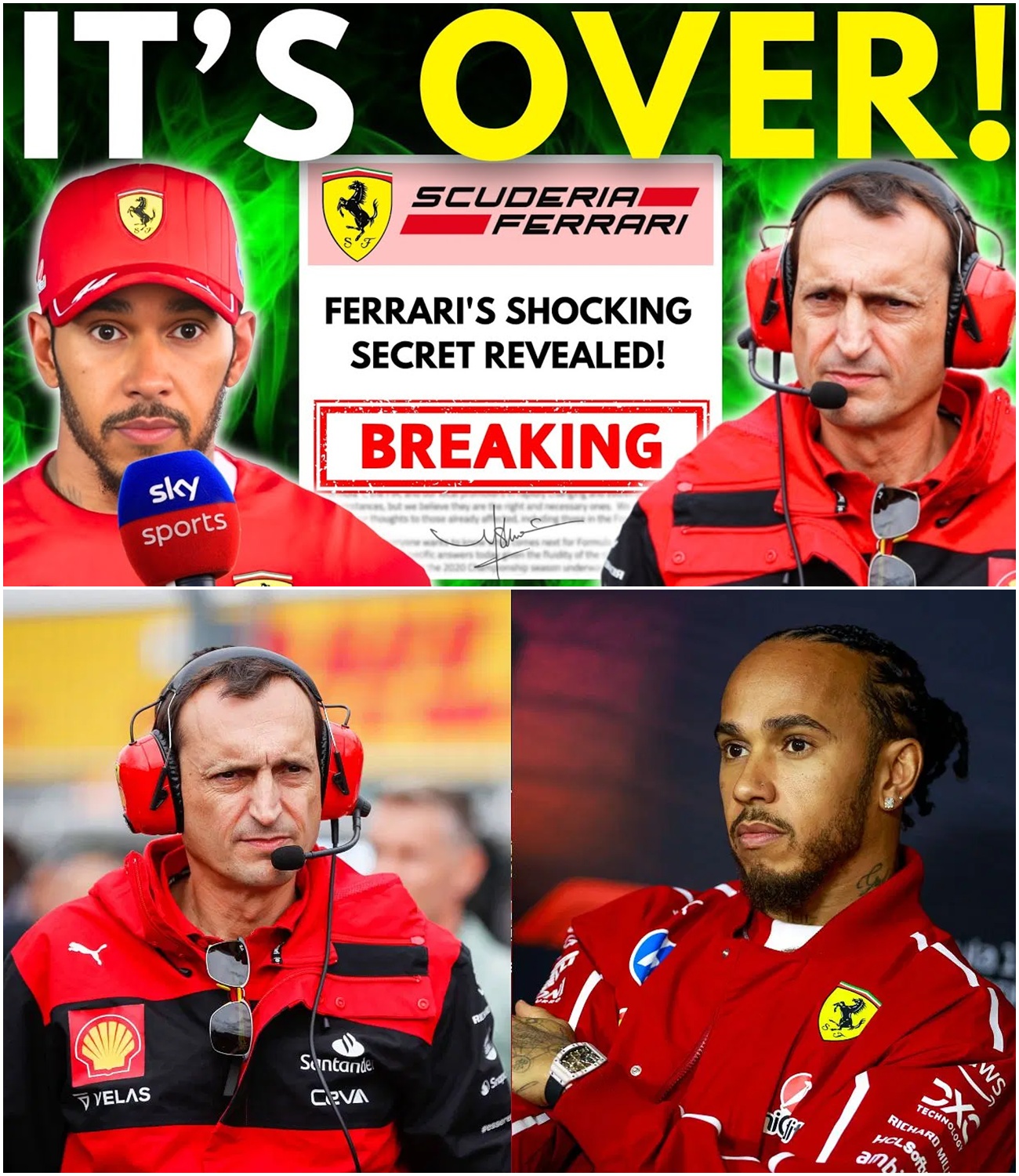 “FERRARI IN CHAOS: Hamilton & Engineering Drop BOMB, Revealing SHOCKING ...