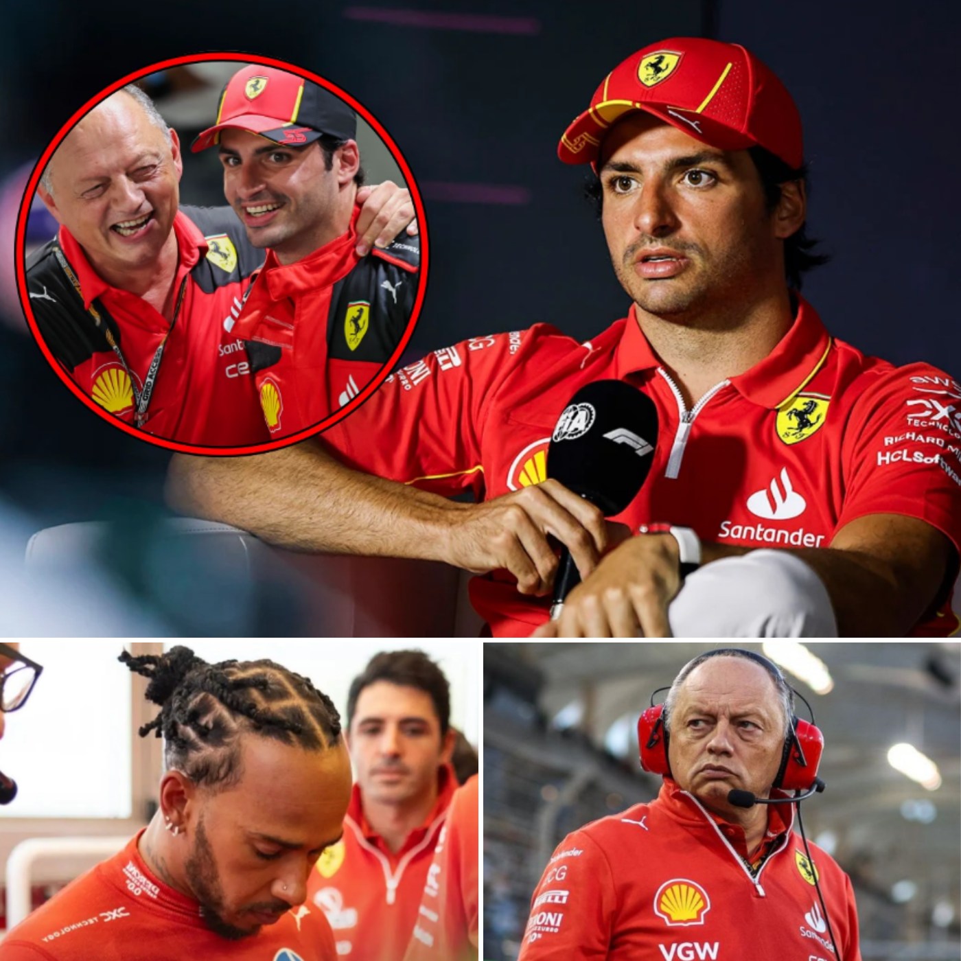 Carlos Sainz STEALS Lewis Hamilton’s Seat—Ferrari Announces Move That Has Entire F1 World Talking