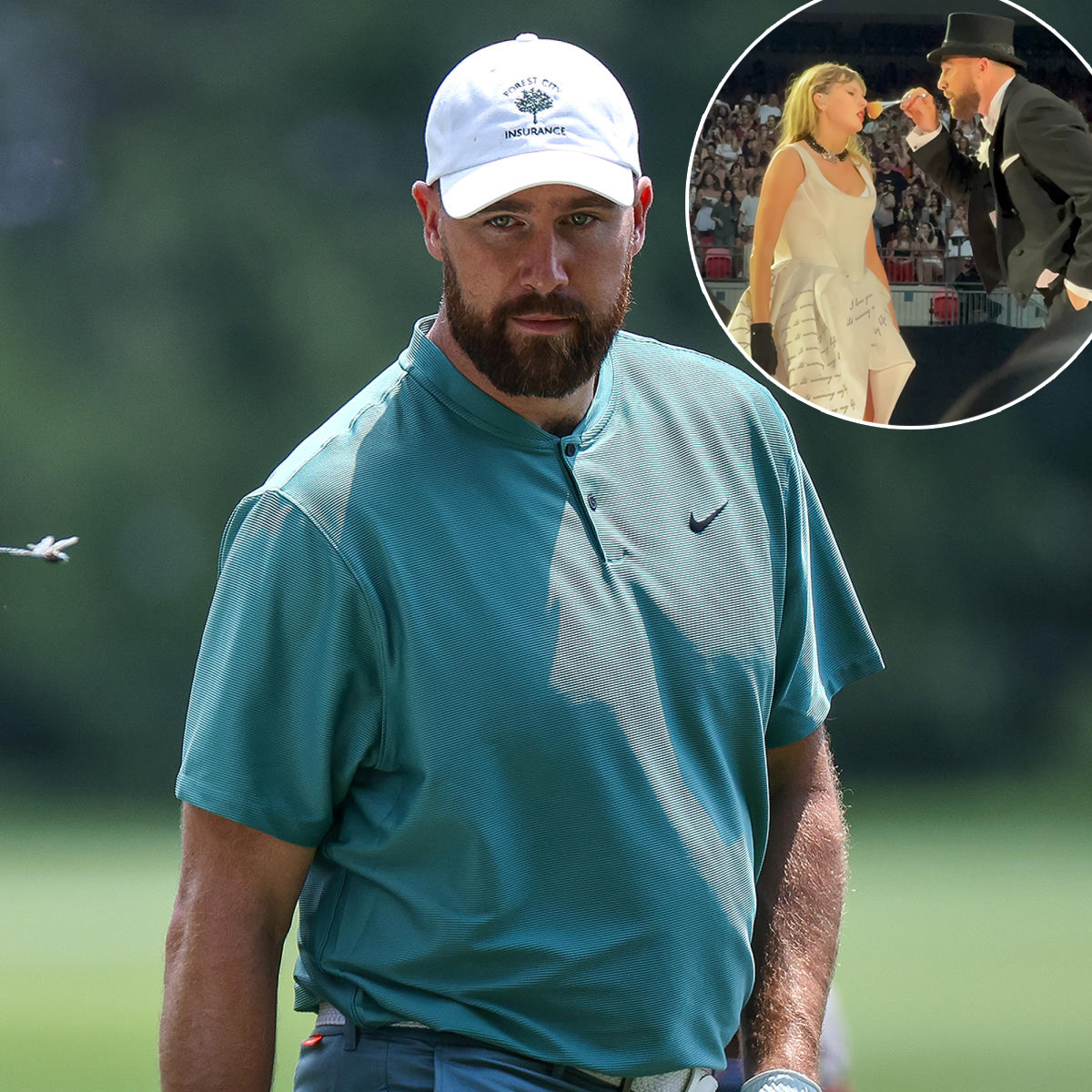 Travis Kelce stays coy on his chances of joining Taylor Swift on stage ...