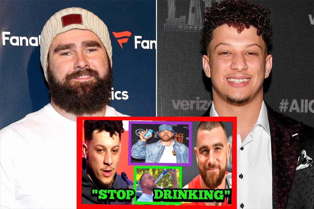 OMG!! Patrick Mahomes WARNS Travis Kelce After He Was Spotted Drinking ...