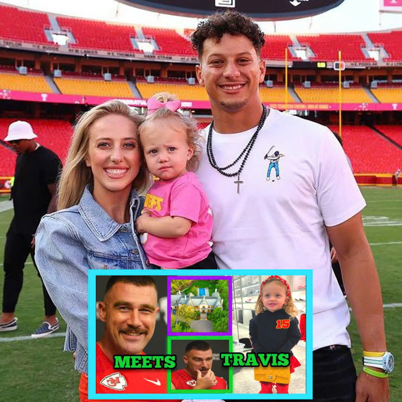 Patrick Mahomes Daughter Sterling Mahomes Wants To Visit Travis Kelce ...