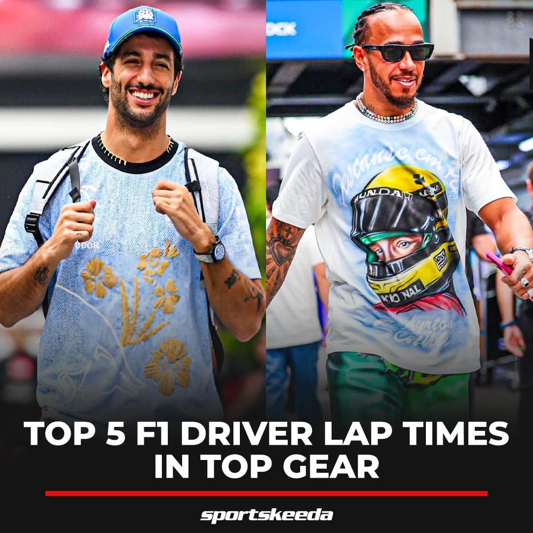 Ranked: Top 5 F1 driver lap times in Top Gear ft. Lewis Hamilton