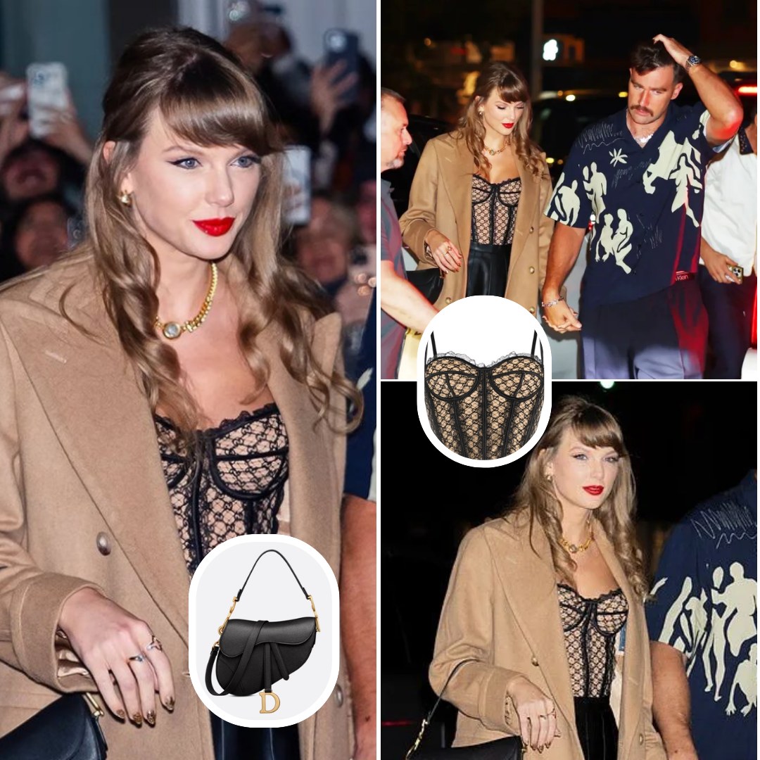 How Taylor Swift Spices Up a Classic Fall Camel Coat for Date Night ...