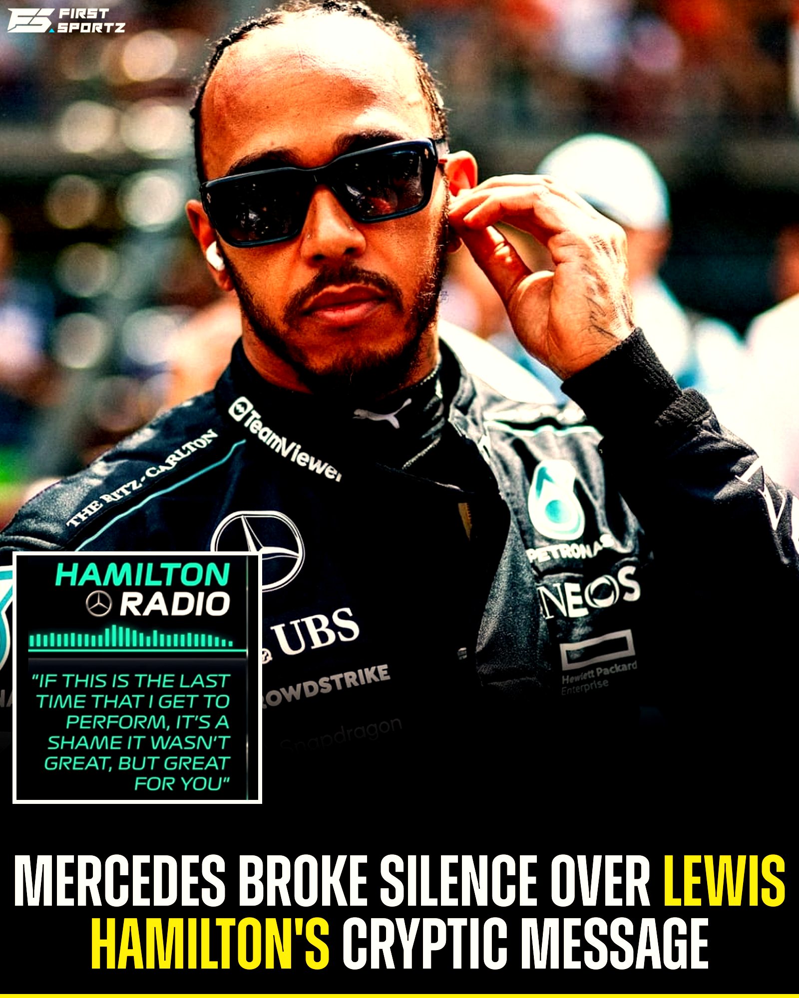 Mercedes clarifies Lewis Hamilton’s cryptic ‘last time’ radio message ...