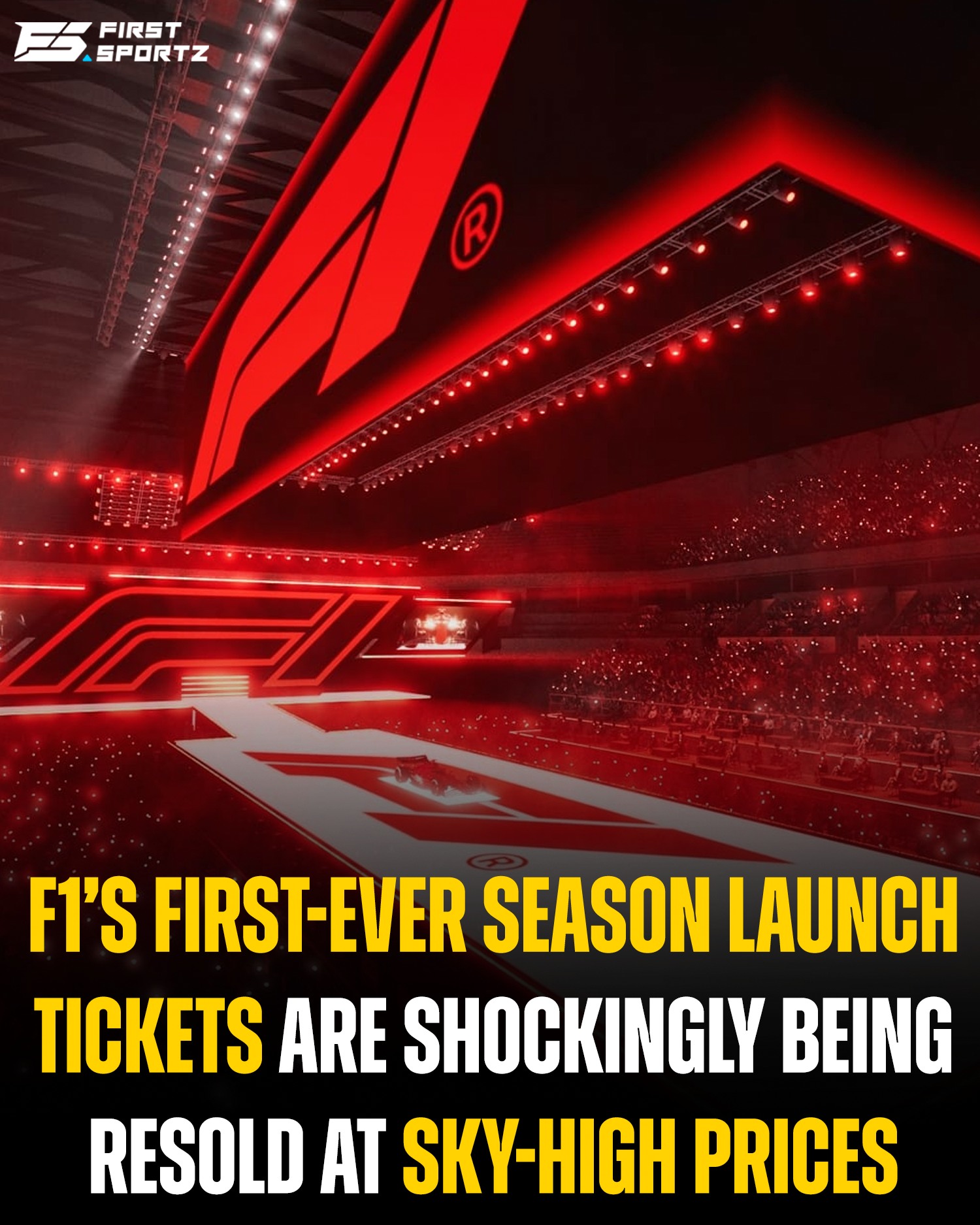 F1’s first-ever season launch tickets allegedly being resold for over $1500