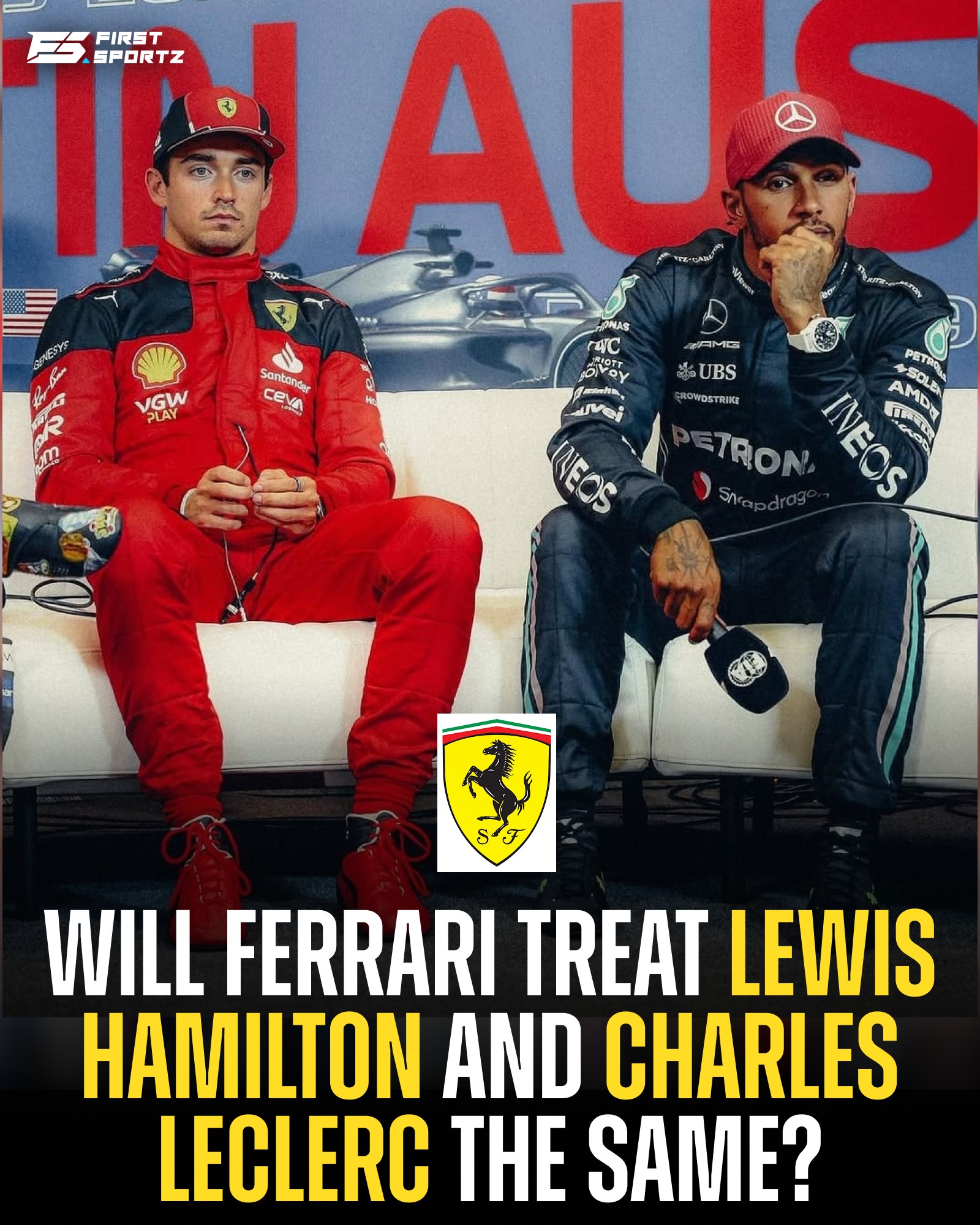 Will Ferrari treat Lewis Hamilton and Charles Leclerc equally?