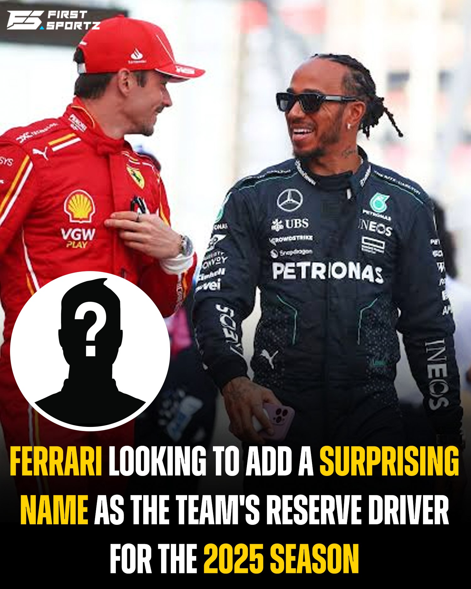 Ferrari adds surprise name on reserve driver list for Lewis Hamilton ...