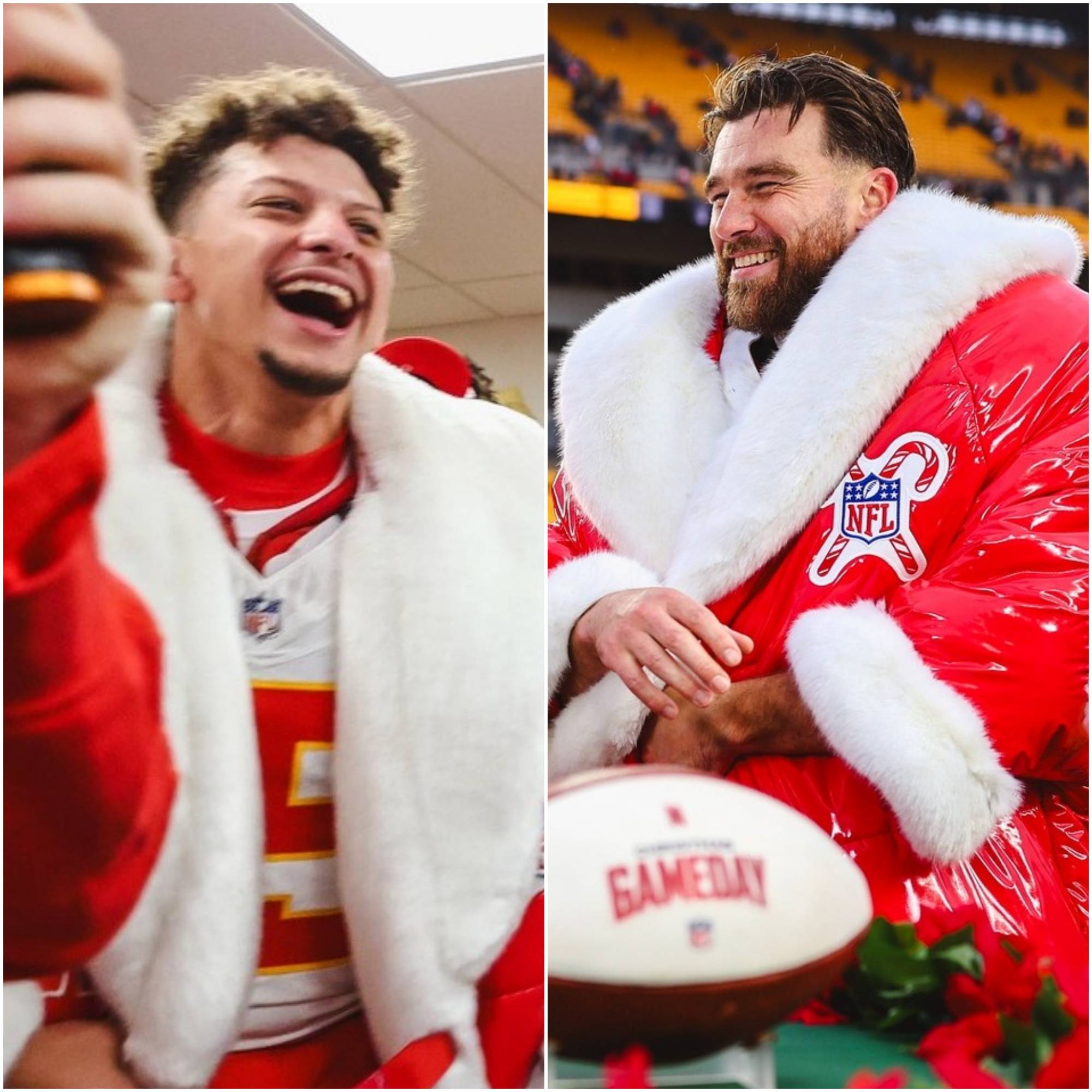 Patrick Mahomes and Travis Kelce have completely opposite reactions to ...