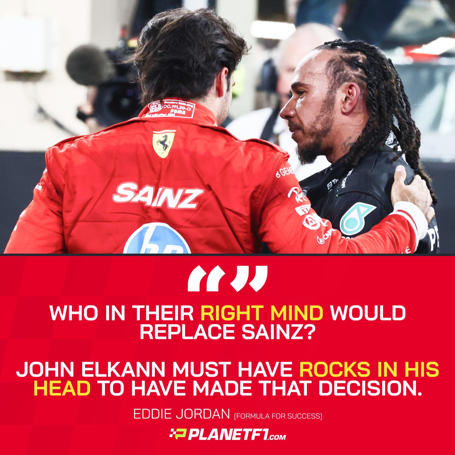 Ferrari chairman ‘must have rocks in his head’ in heartbreaking Sainz ...