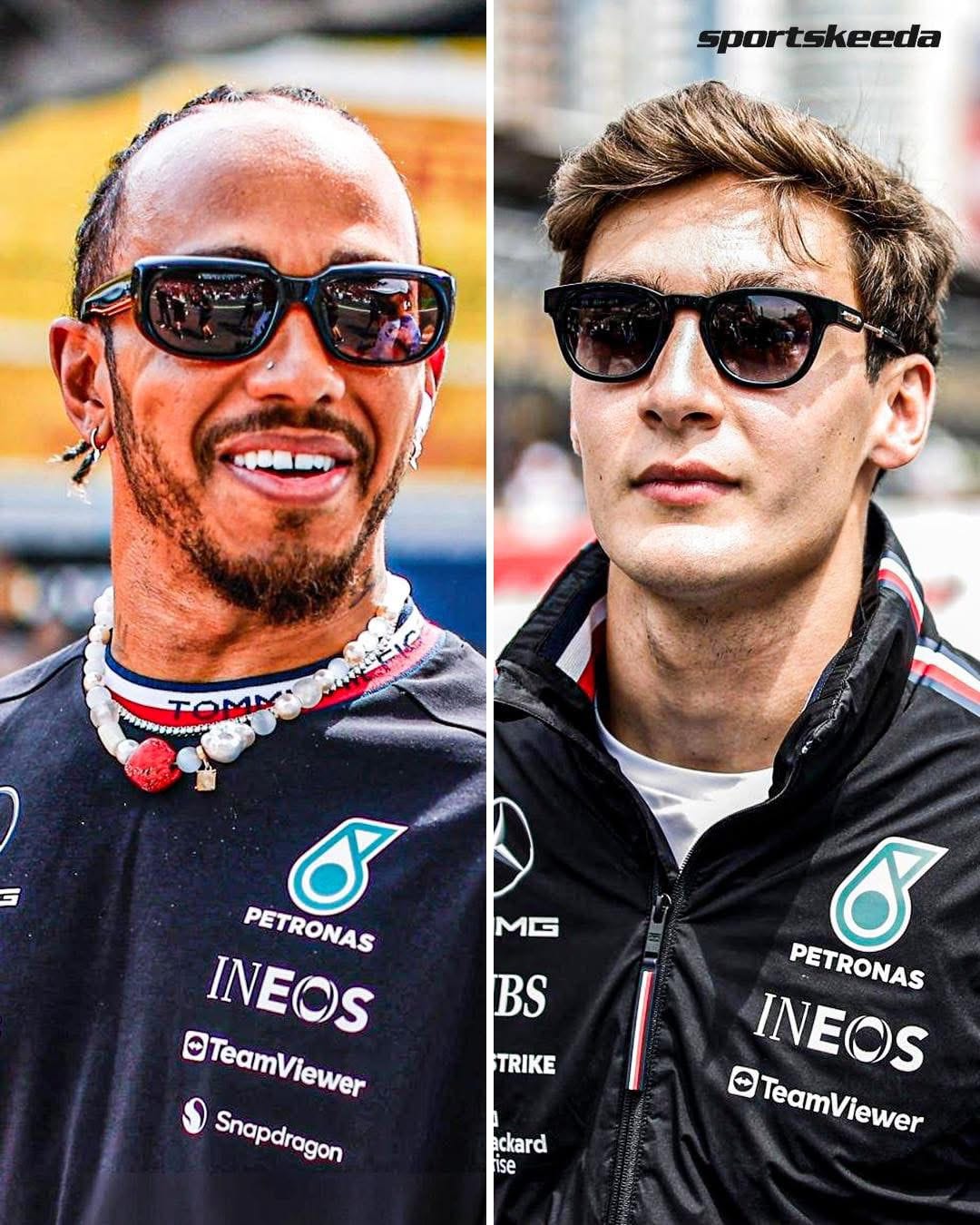 George Russell shares emotional farewell message for Lewis Hamilton as ...