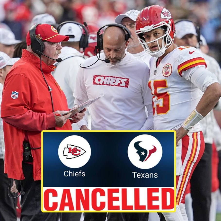 “FOREVER IN OUR HEARTS”: Chiefs vs. Texans Game Canceled as Kansas City ...