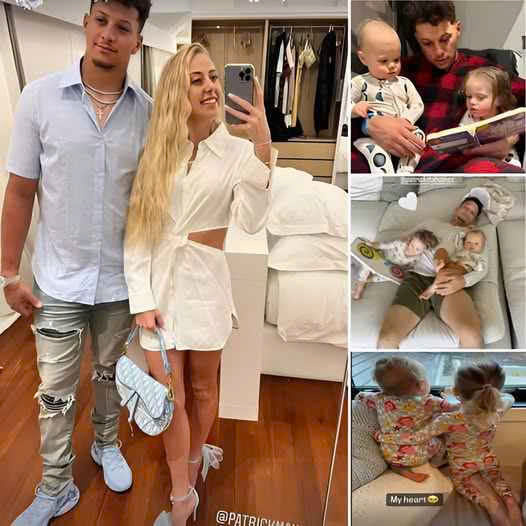 Patrick Mahomes Shared A Happy Moment Between Him And His Two Children ...