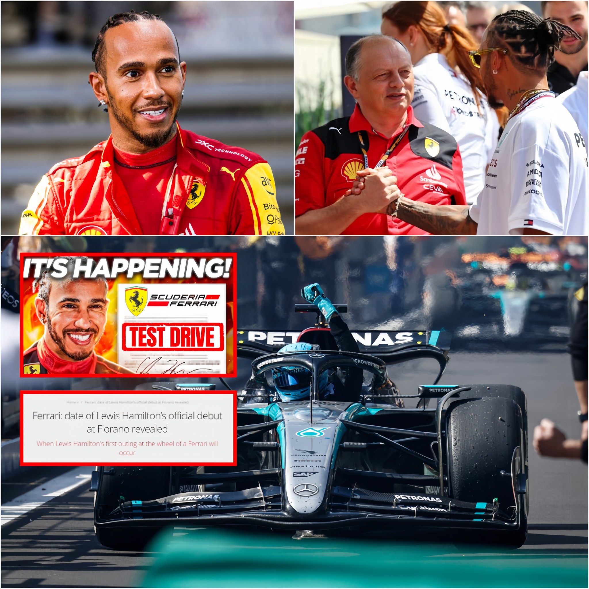 F1 NEWS: What Ferrari JUST DECIDED with Hamilton’s Race Engineer That ...