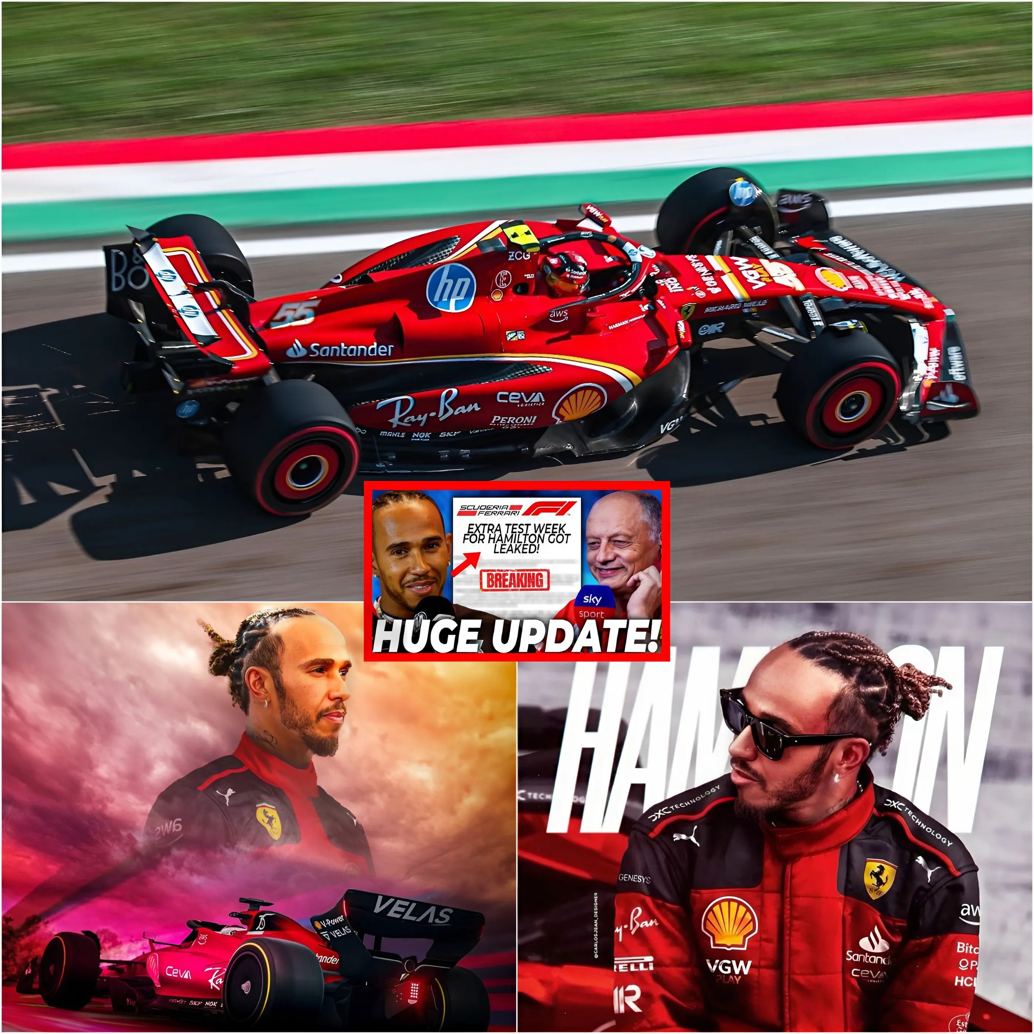 🔴BREAKING NEWS: Ferrari JUST ADD EXTRA Hamilton TEST After FIA Rule ...