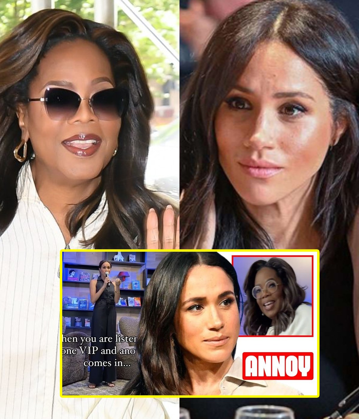 Meghan Markle’s Reaction Caught on Tape as Oprah Interrupts Her Speech ...