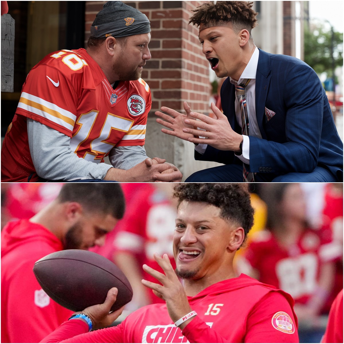 Patrick Mahomes Finds a Homeless Man Wearing His Old Jersey, Next Day ...