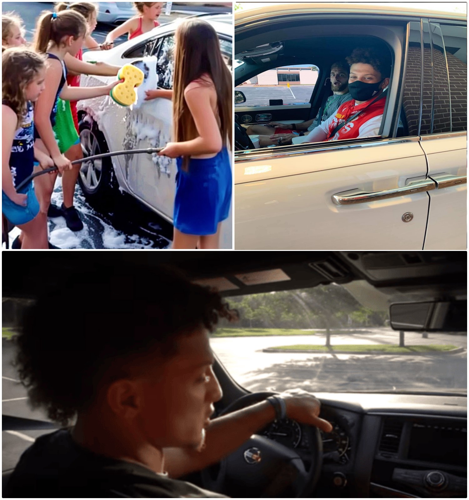 Girls Wash Cars to Pay for Friend’s Chemo, Suddenly Patrick Mahomes ...