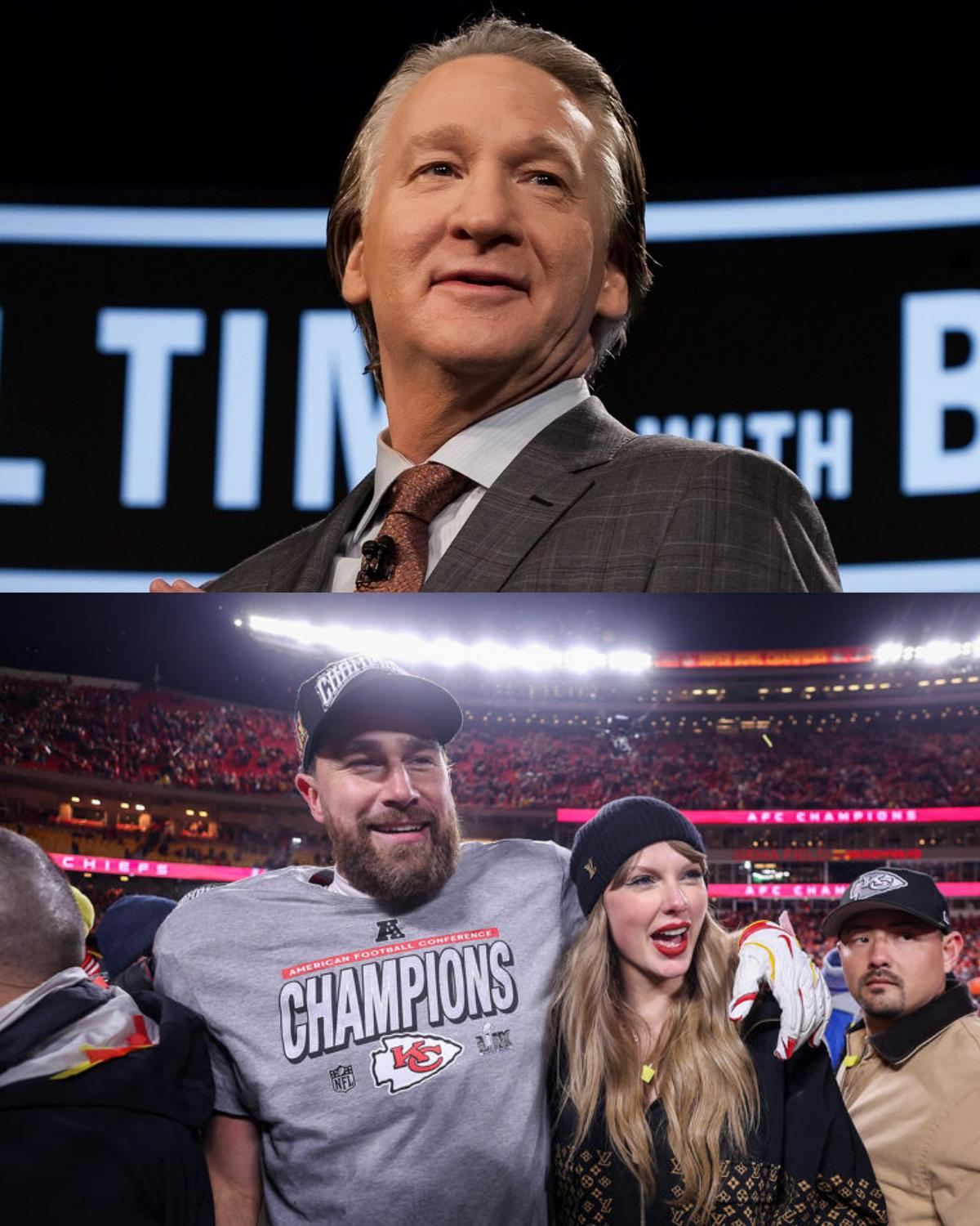 “Bill Maher Just Won’t Let Up on Taylor Swift & Travis Kelce! The TV ...