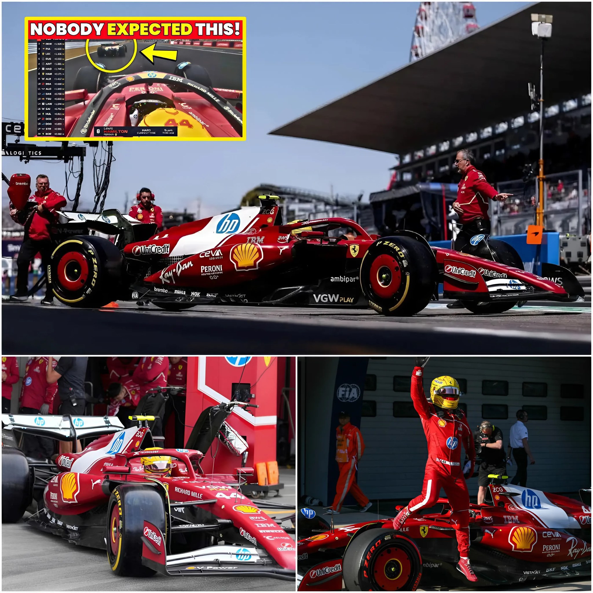 On-board Lewis Hamilton Camera Reveals ‘Not a Good Sign’ for Ferrari ...