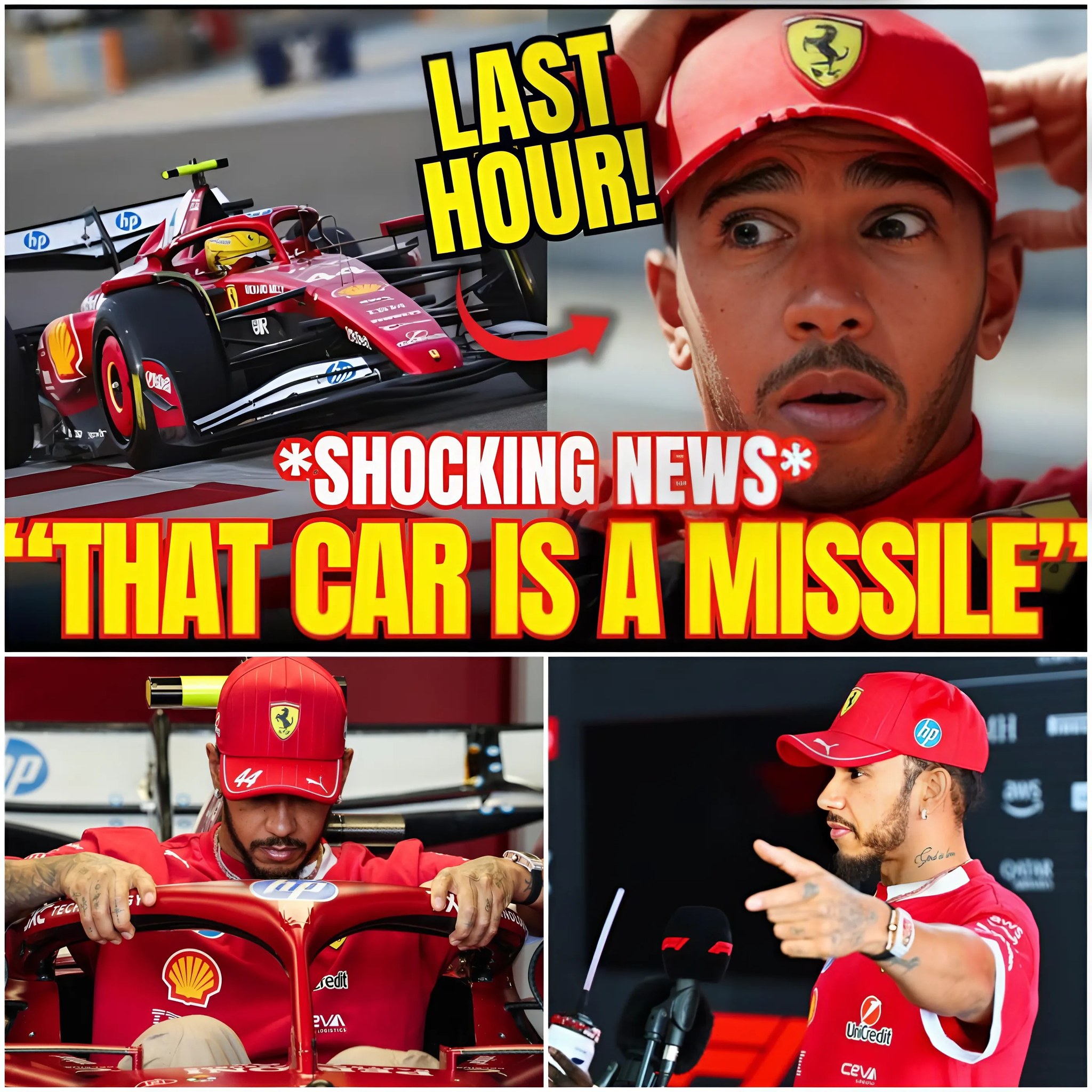 BAD NEWS: Lewis Hamilton FRUSTRATED At Ferrari’s STRATEGY DISASTER That ...
