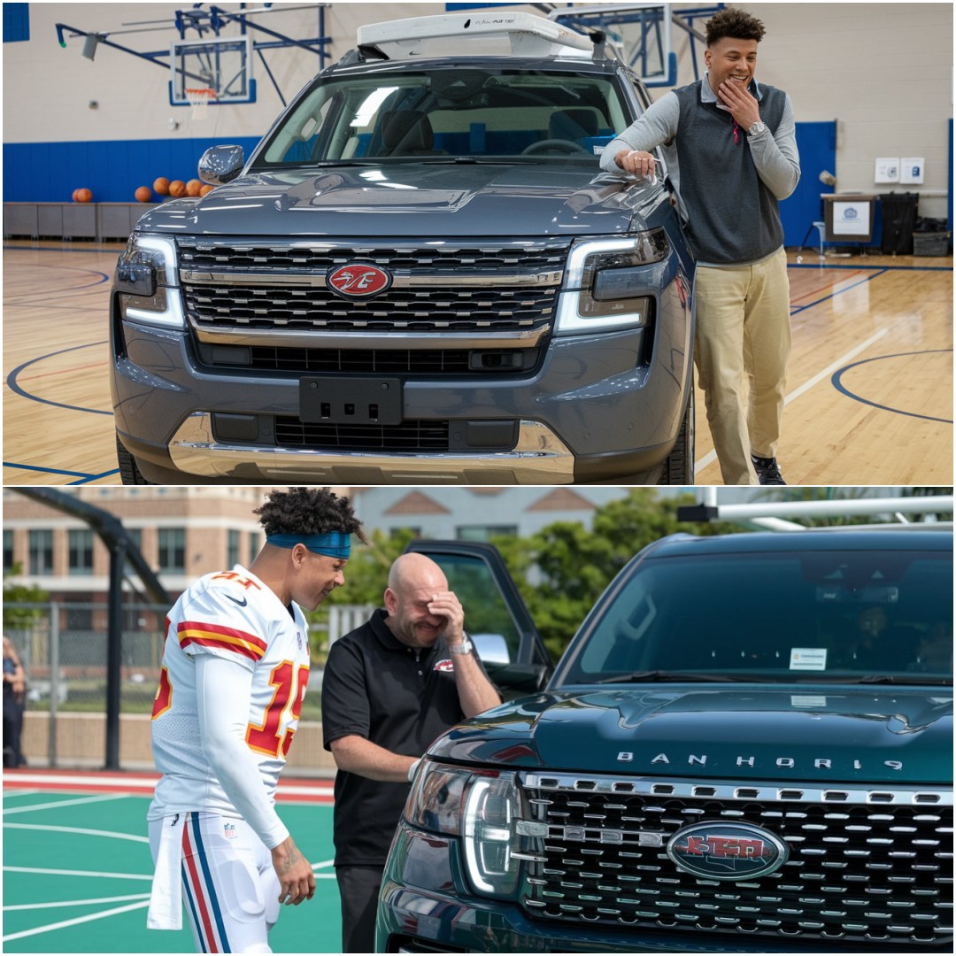 Patrick Mahomes Surprises Basketball Court Janitor with SUV, What ...