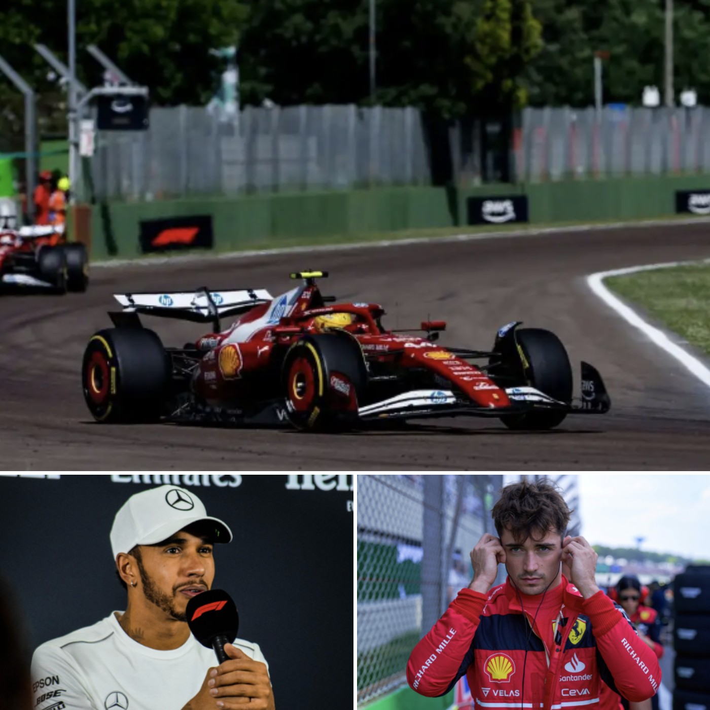The Shocking Moment Lewis Hamilton Denied DRS to Charles Leclerc at ...