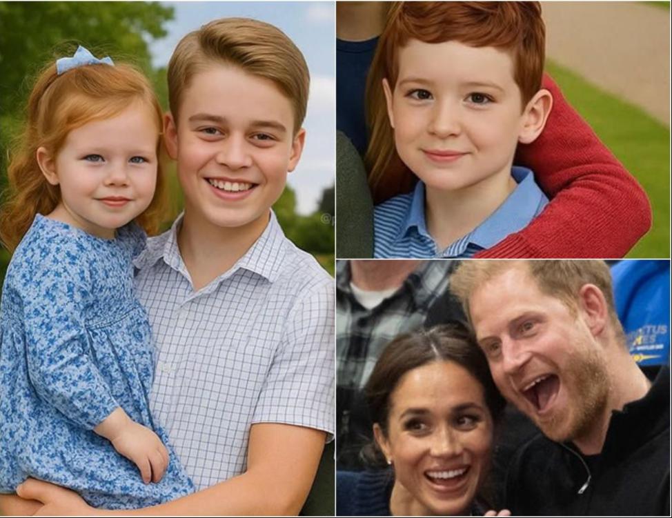 The Royal Children Reunite: Prince George beams with joy as Lilibet and ...