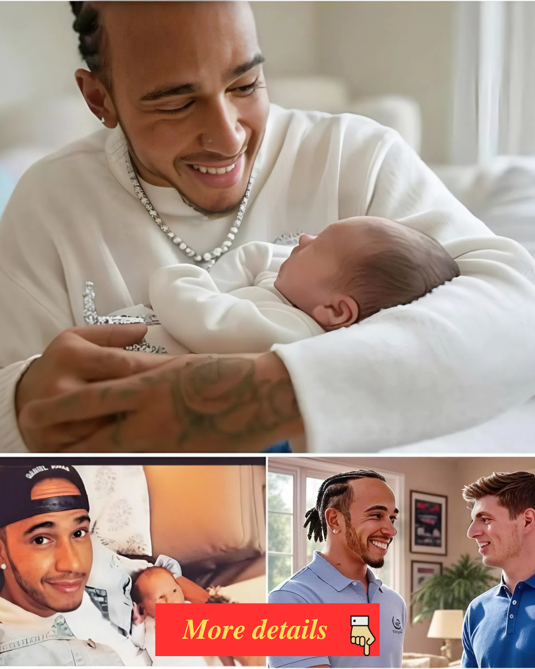 Lewis Hamilton made a surprise visit to Max Verstappen’s house to meet ...