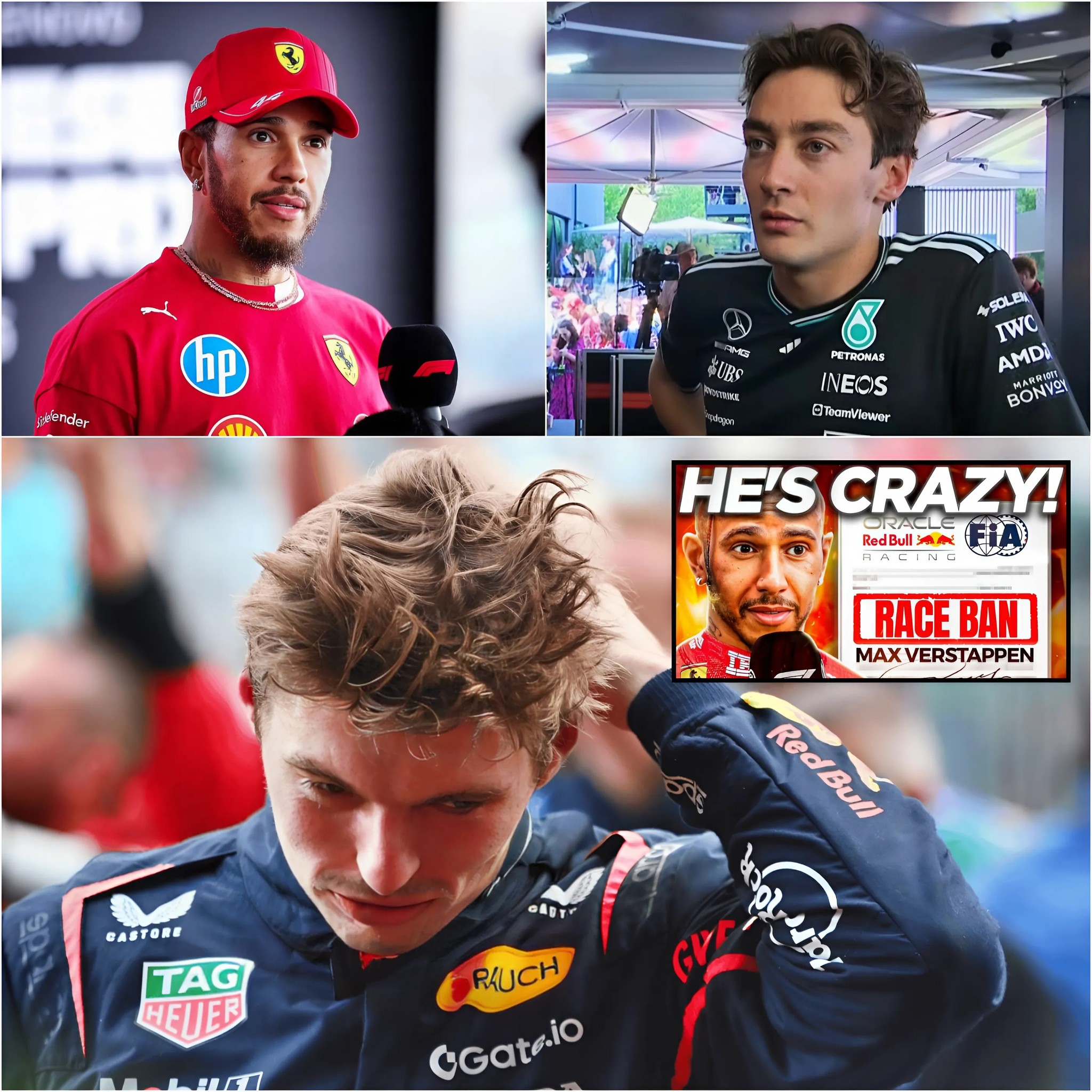 NEWS: Hamilton and F1 drivers furious over Verstappen’s unacceptable ...