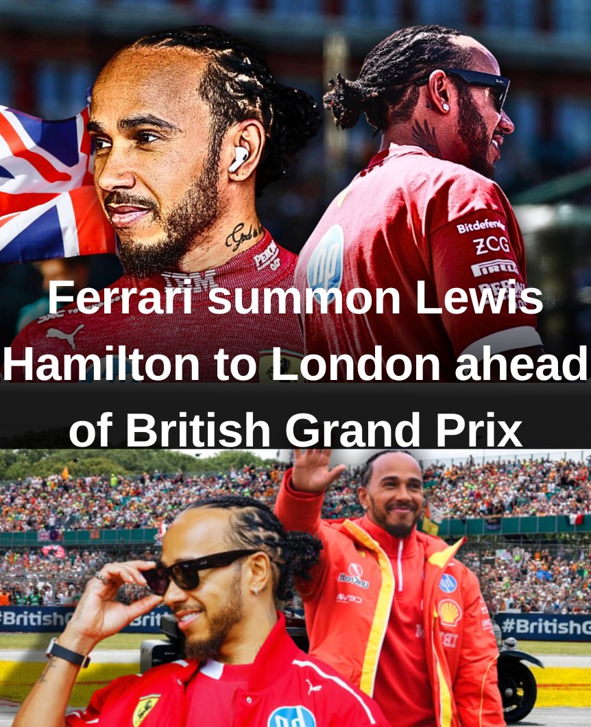 Ferrari summon Lewis Hamilton to London ahead of British Grand Prix