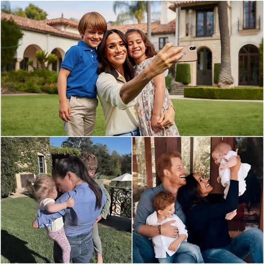 Archie, Lilibet, say hello to the fans, kids…