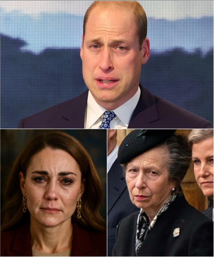 10 MINUTES AGO! Tears streamed down Kate’s face, William choked up ...
