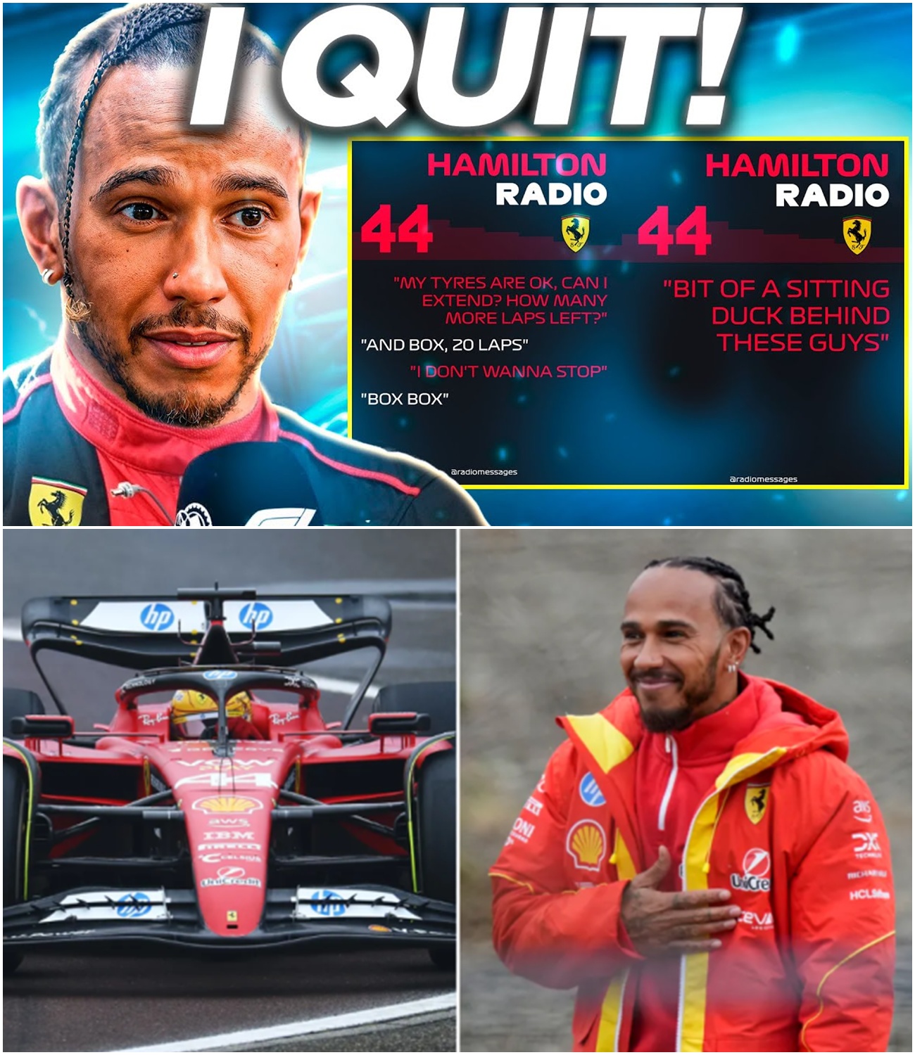 Hamilton RAGES After Secret Ferrari Radio Message Leaks – What He Heard ...