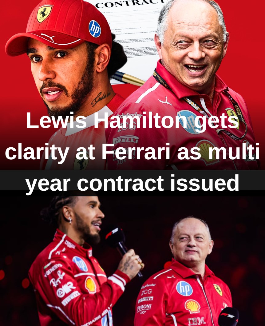 Lewis Hamilton gets clarity at Ferrari as multi-year contract issued