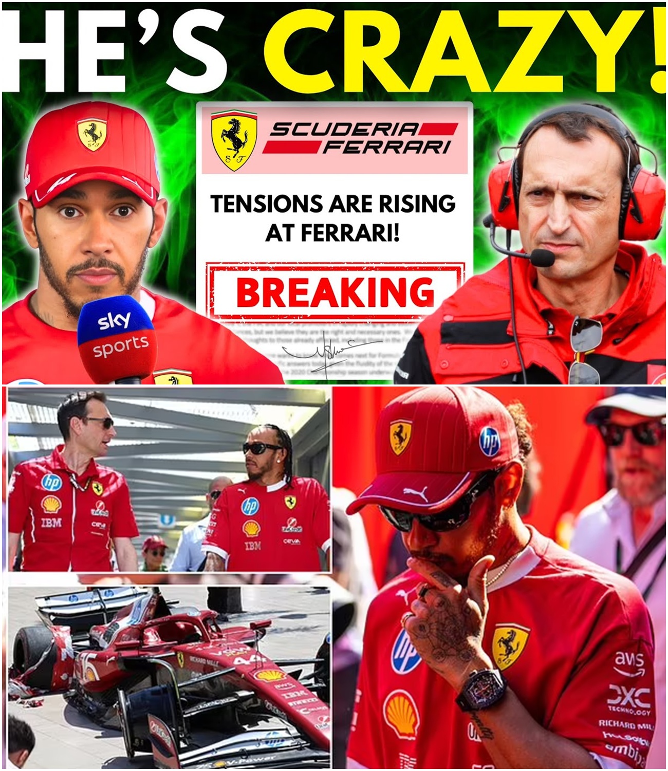 Storm at Ferrari: Lewis Hamilton’s Fury Over “Bizarre” Radio Call at ...