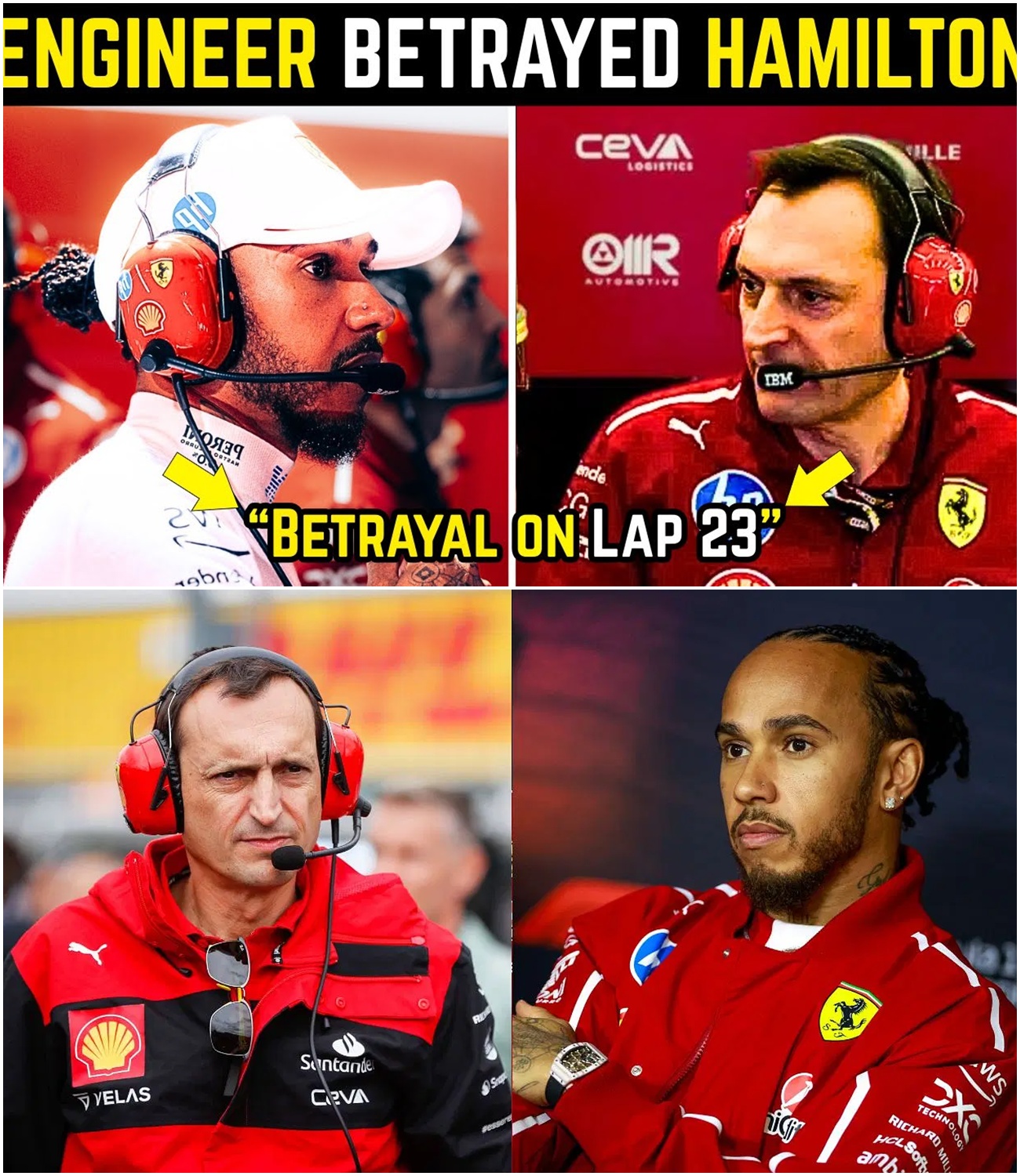 More Than a Crash: The Deafening Silence from Ferrari That Left Lewis ...