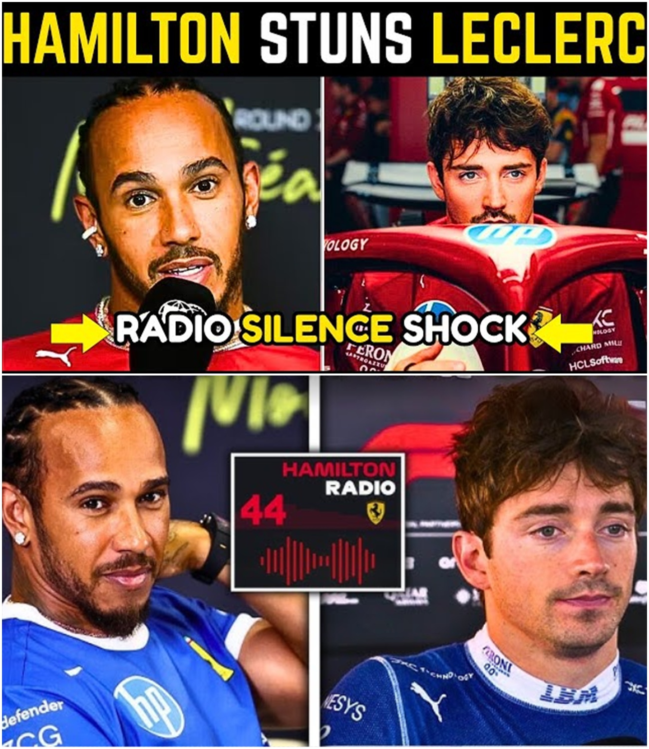 “Hamilton’s Silence Leaves Leclerc Stunned as Ferrari Implodes – What’s ...