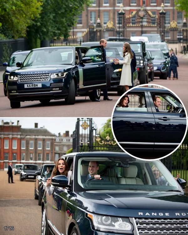 Eyewitnesses report that Prince William, driving his official vehicle ...