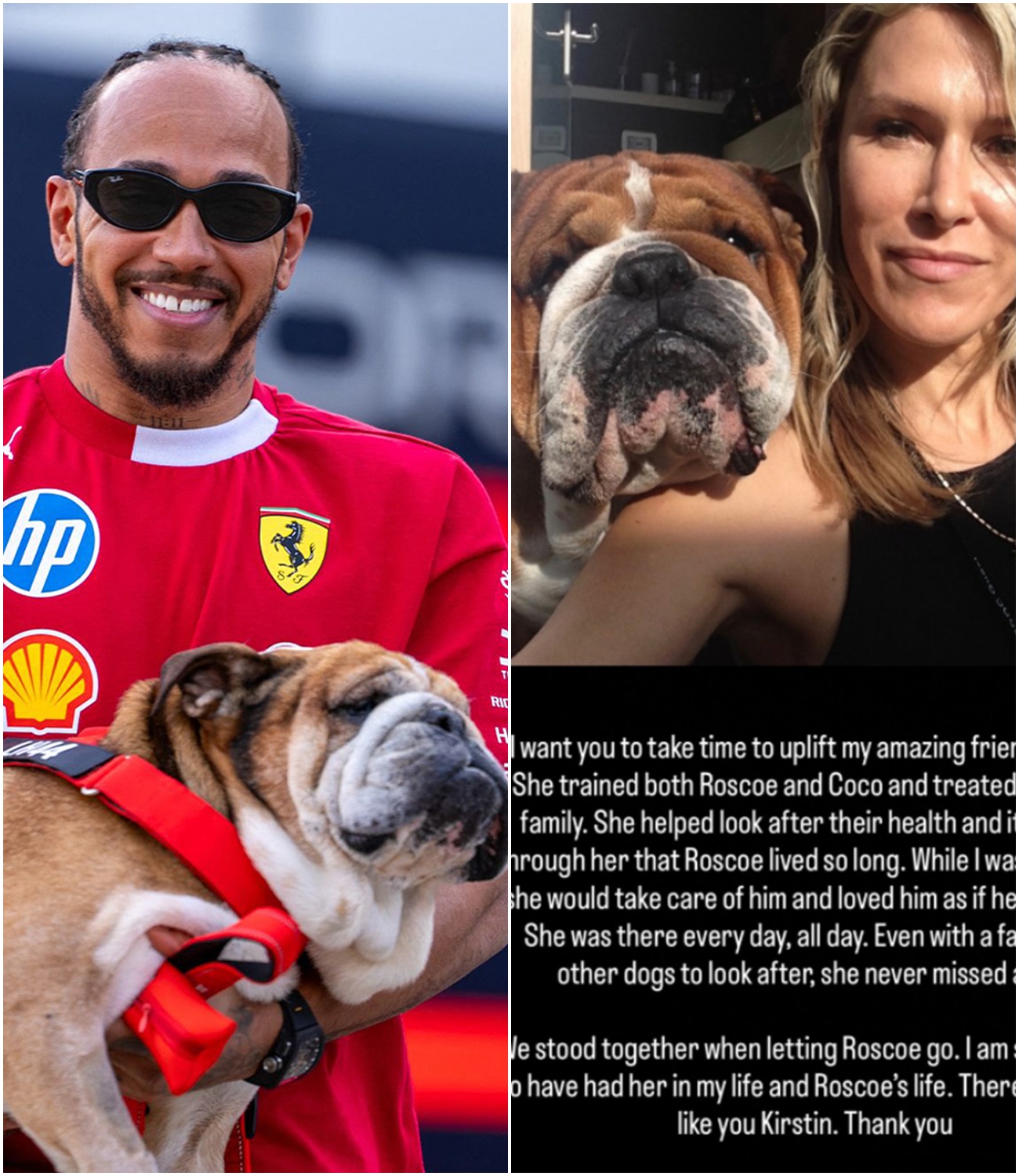 ‘NOBODY LIKE YOU’ Heartbroken Lewis Hamilton pays emotional tribute to ...