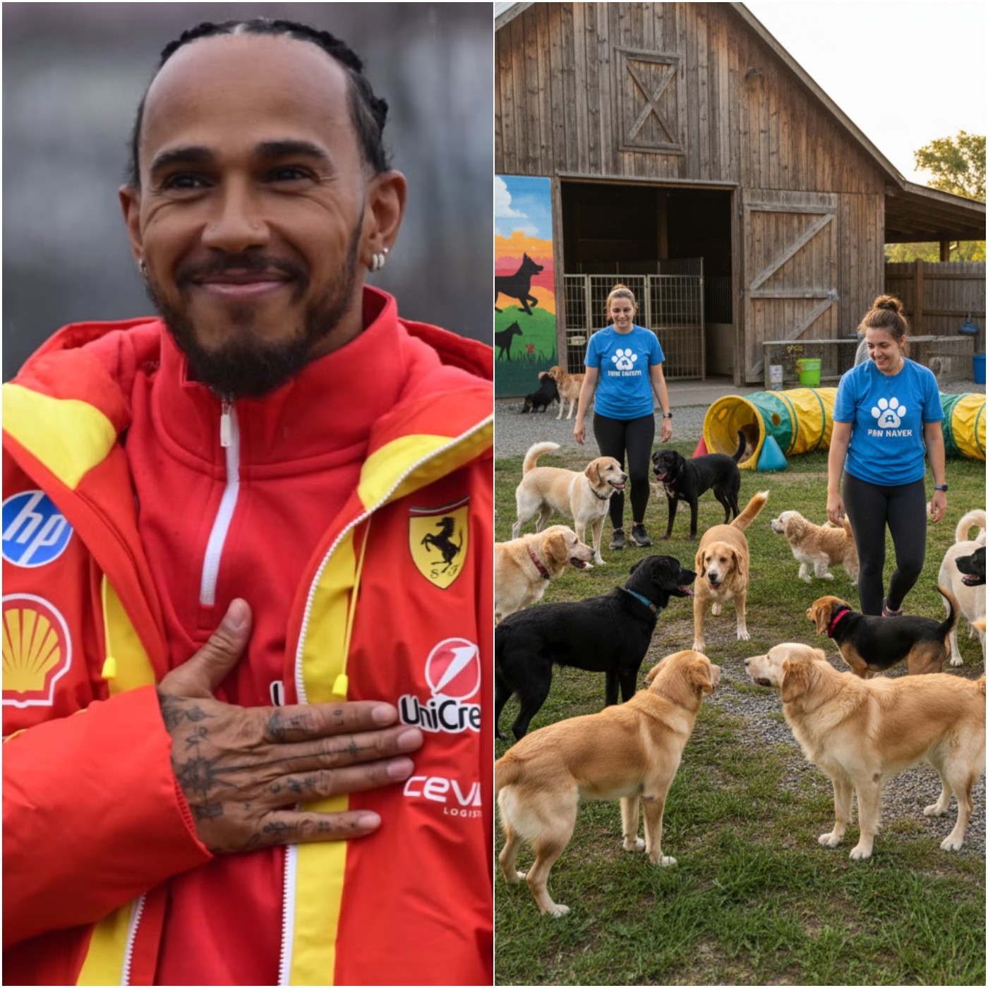 Lewis Hamilton was heartbroken after losing his beloved dog Roscoe ...